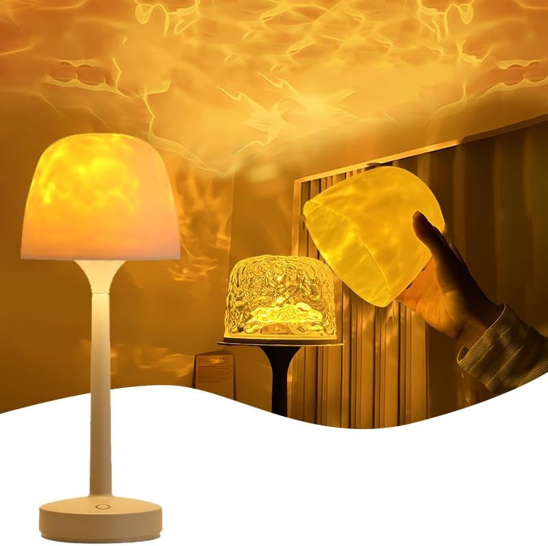 2025 Lunena Lamps for Bathroom, Ocean Wave Projector Light, Dual-Mode ...