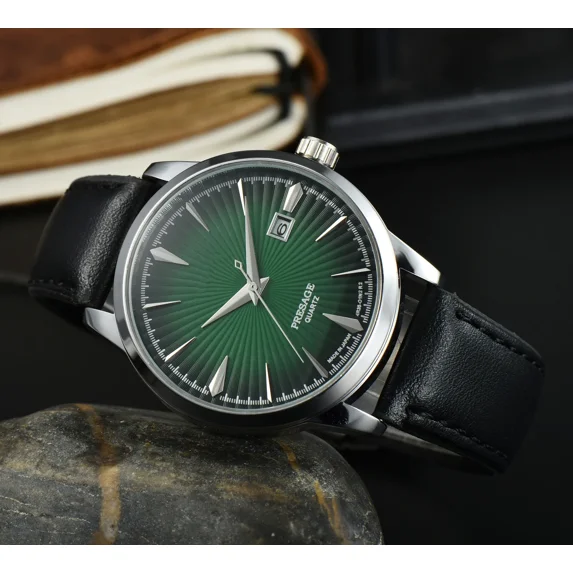 2025 Luxury Brand New Fashion Mens Watches Waterproof Leather Strap ...