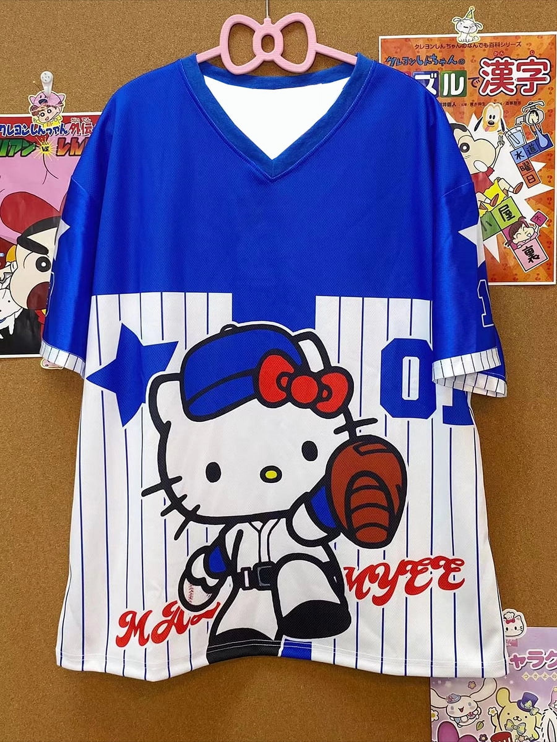 2025 MINISO New Sanrio Hello Kitty Sportswear Men And Women V-Neck ...