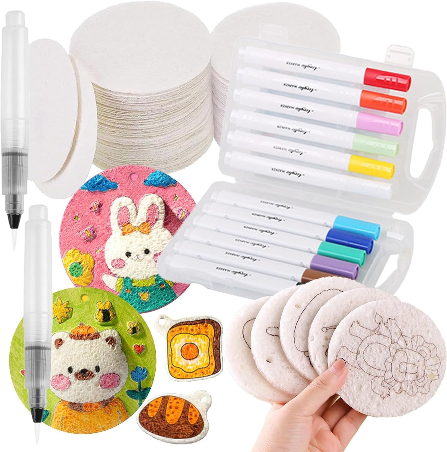 2025 Magic Foam Texture Painting Kit, Magic Puffy Paint, 3D Drawing ...