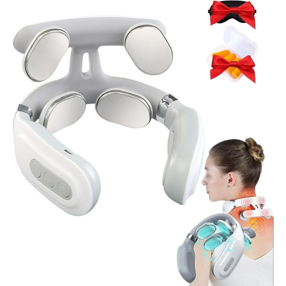 2025 Magic Pro 2.0 Neck Massager with Heat, Smart Electric Massager – 6 ...