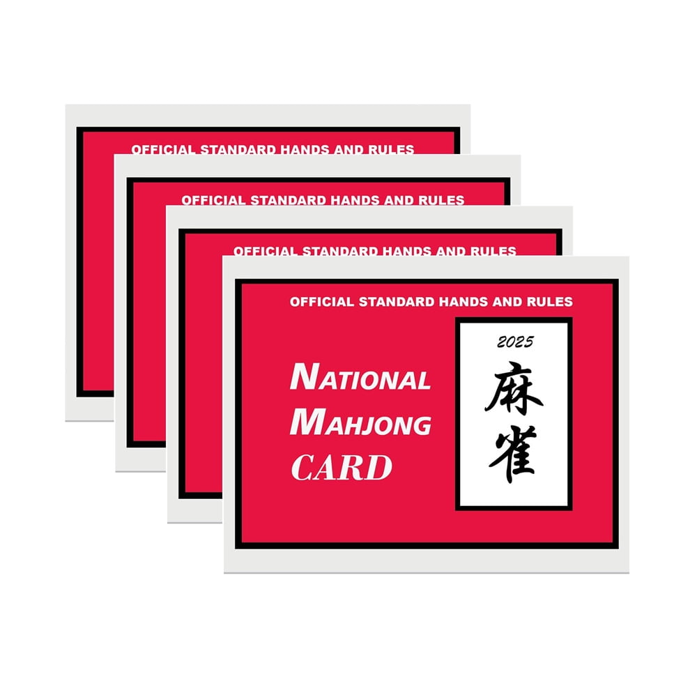 2025 Mahjogg Card Official Large Print, Mah Jogg Cards 2025, Mahjogg ...