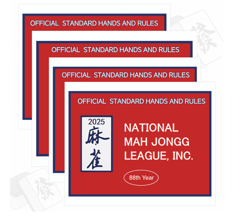 2025 Mahjong Card Official - National Mah Jongg League Medium Size Card ...