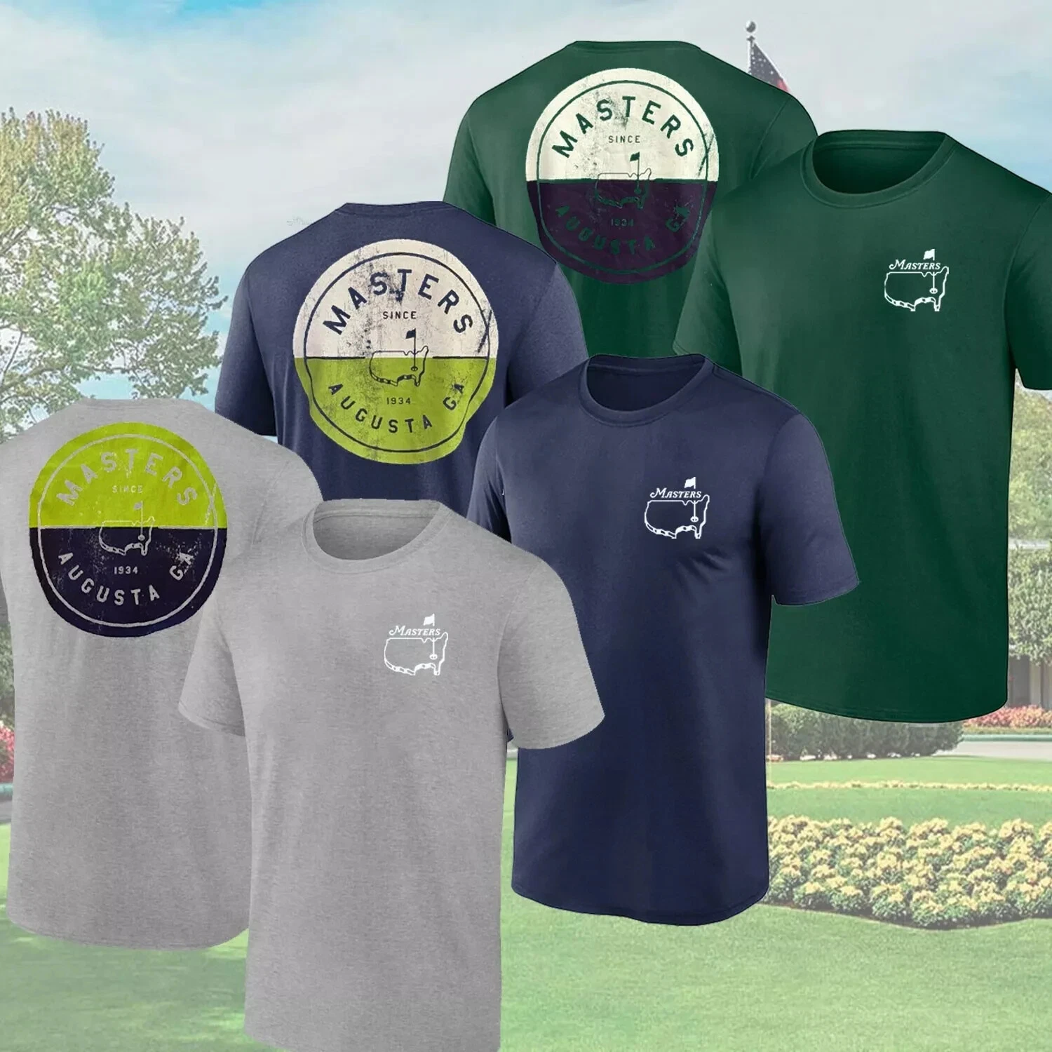 2025 Masters Golf Short Sleeve T-Shirt Ver 2025 Tee Gift Golfer ...