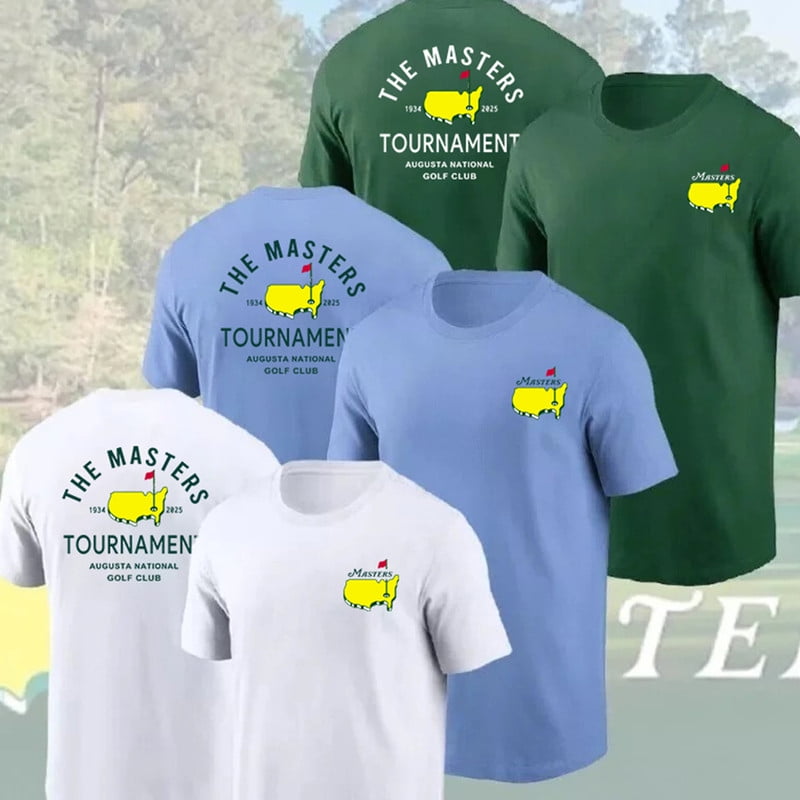 2025 Masters Tournament Augusta National Golf Club Double Sided T-Shirt ...