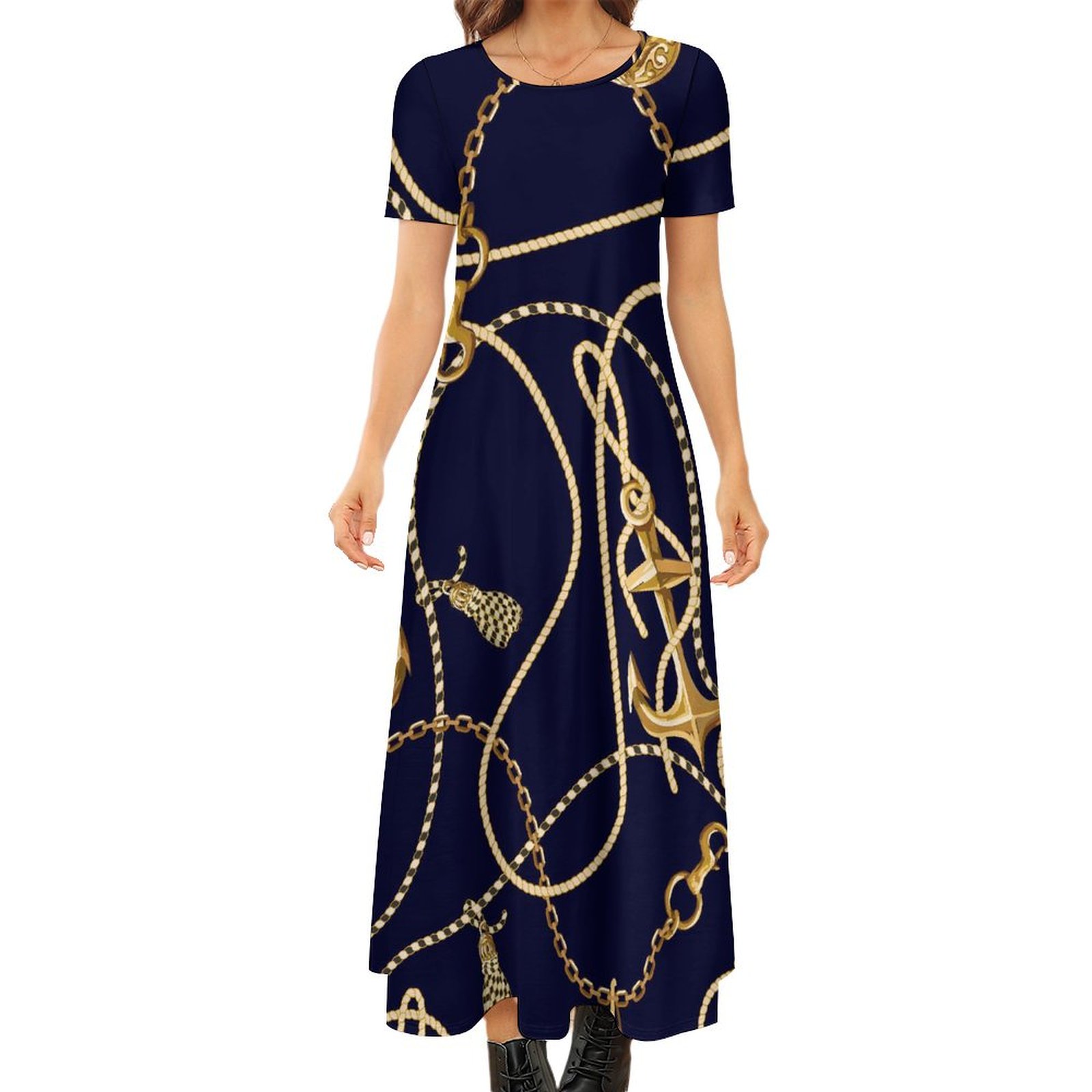 2025 Maxi Street Gold Dresses Print Tiger Long Birthday Elephant ...