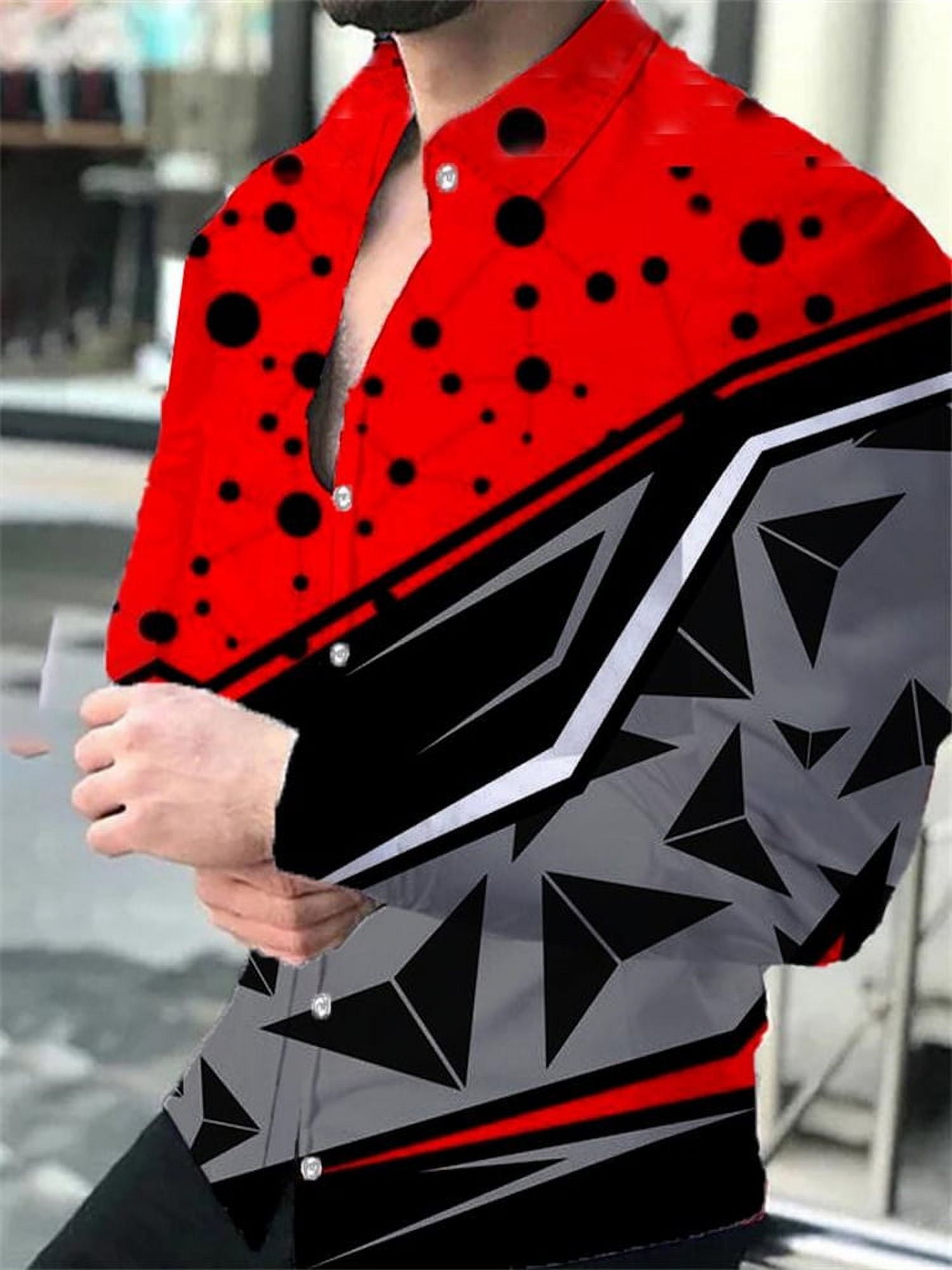 2025 Men Formal Party Shirt High Quality Material Plaid Lapel Blue ...