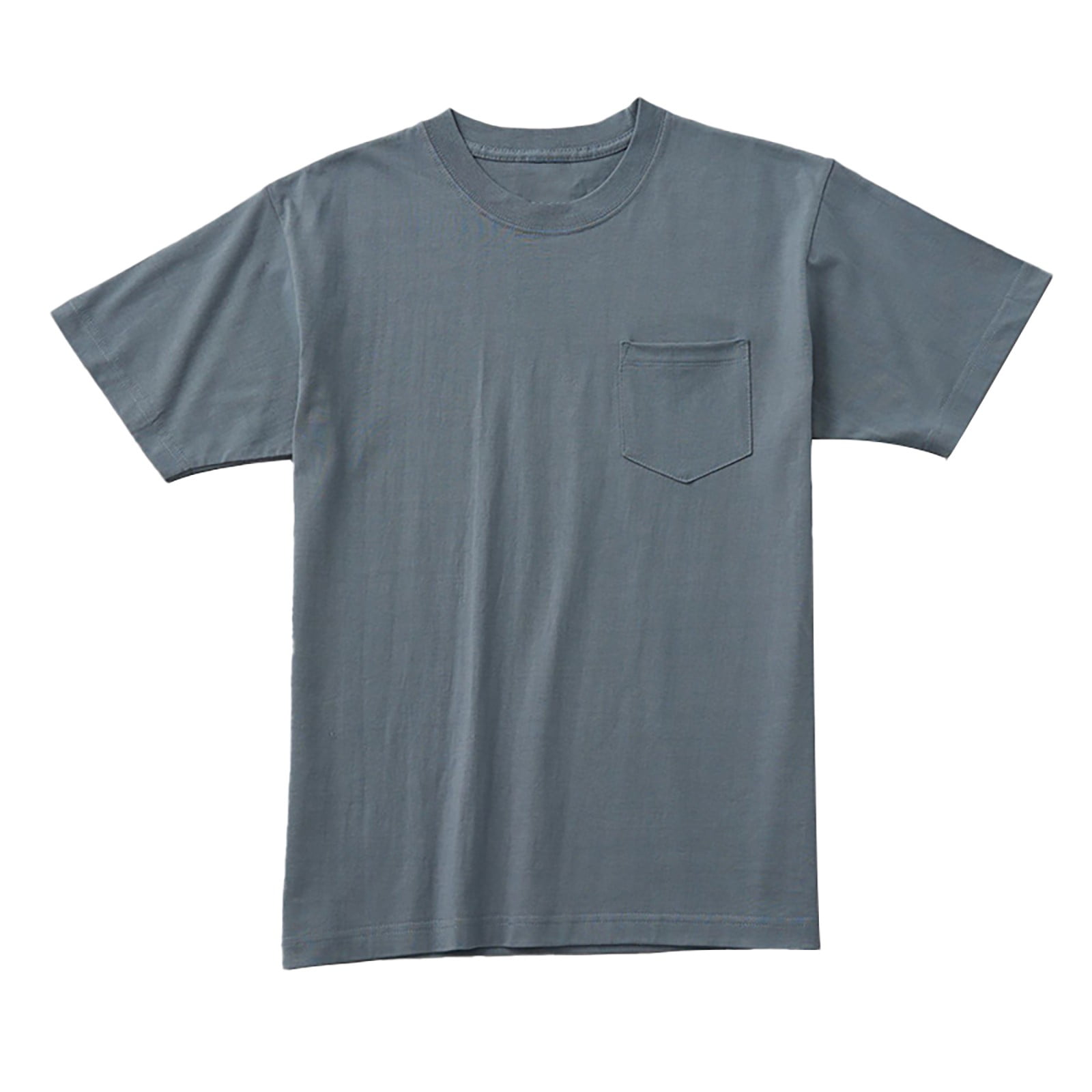 2025 Men's Pocket T Shirt Soft Short Sleeve Round Neck Comfortable ...