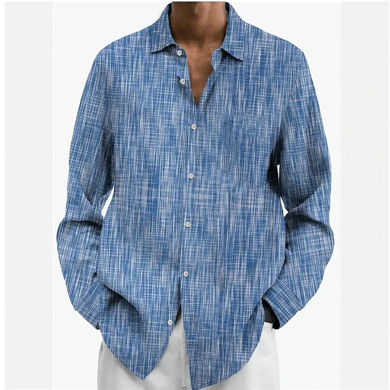 2025 Men's Shirts Slim Fit Social Party Club/Prom Shirt Tops Stage ...