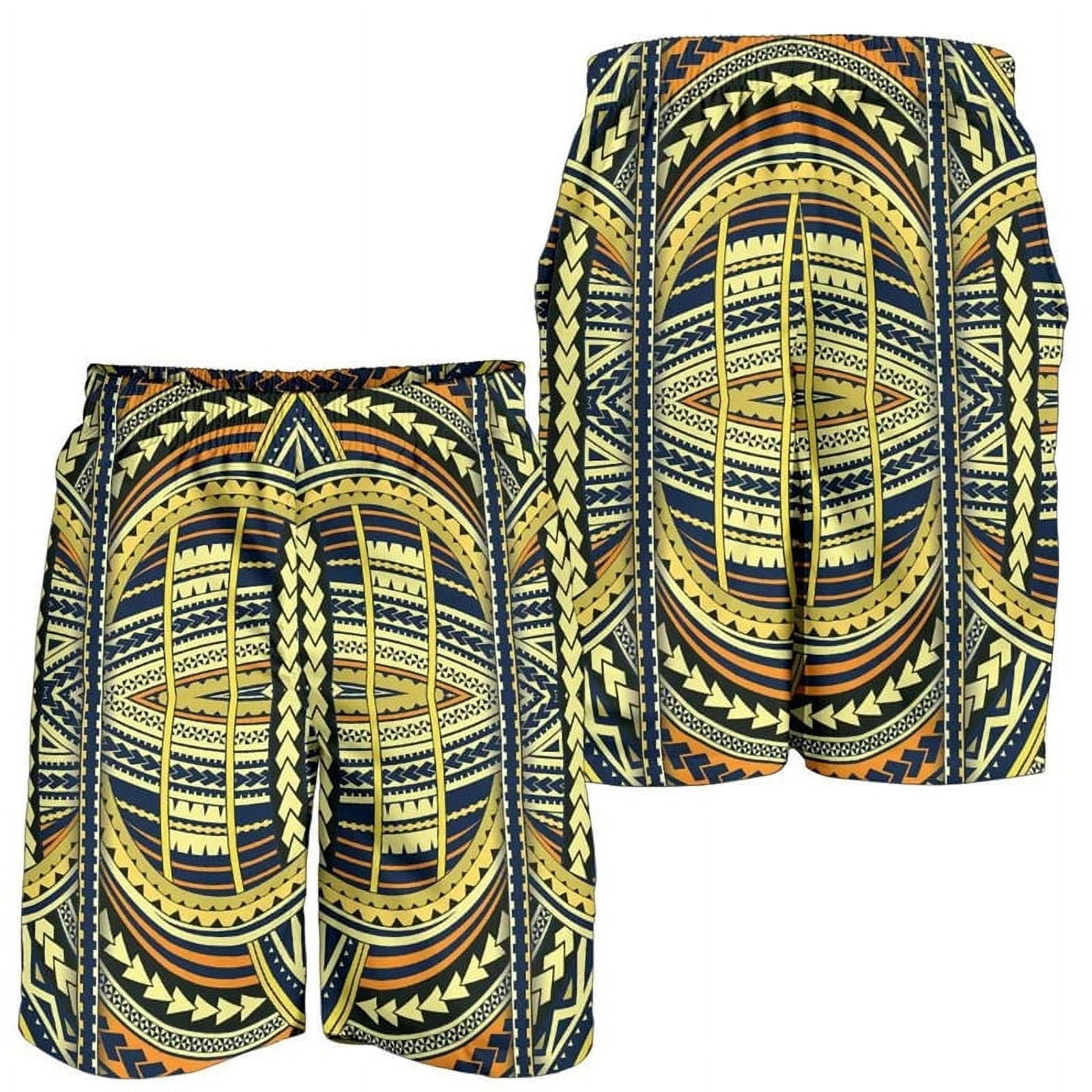 2025 Men's Shorts Fashion Hawaii Beach Shorts Boy Polynesian Swim Gym ...