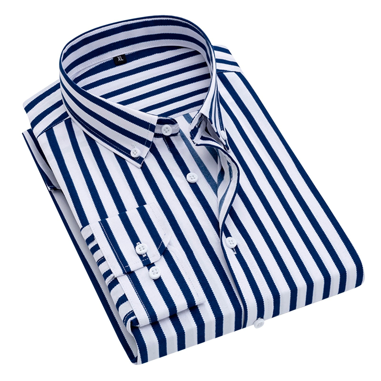 2025 Mens Casual Non Ironing Mens Pajama Romper Coat Tooling Stripe ...