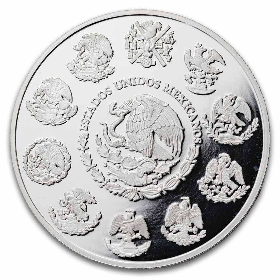 2025 Mexico 2 oz Silver 100th Anniversary Banco de Mexico Proof ...