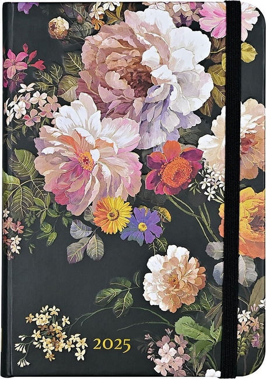 2025 Midnight Floral Weekly Planner (16 Months, Sept 2024 to Dec 2025 ...