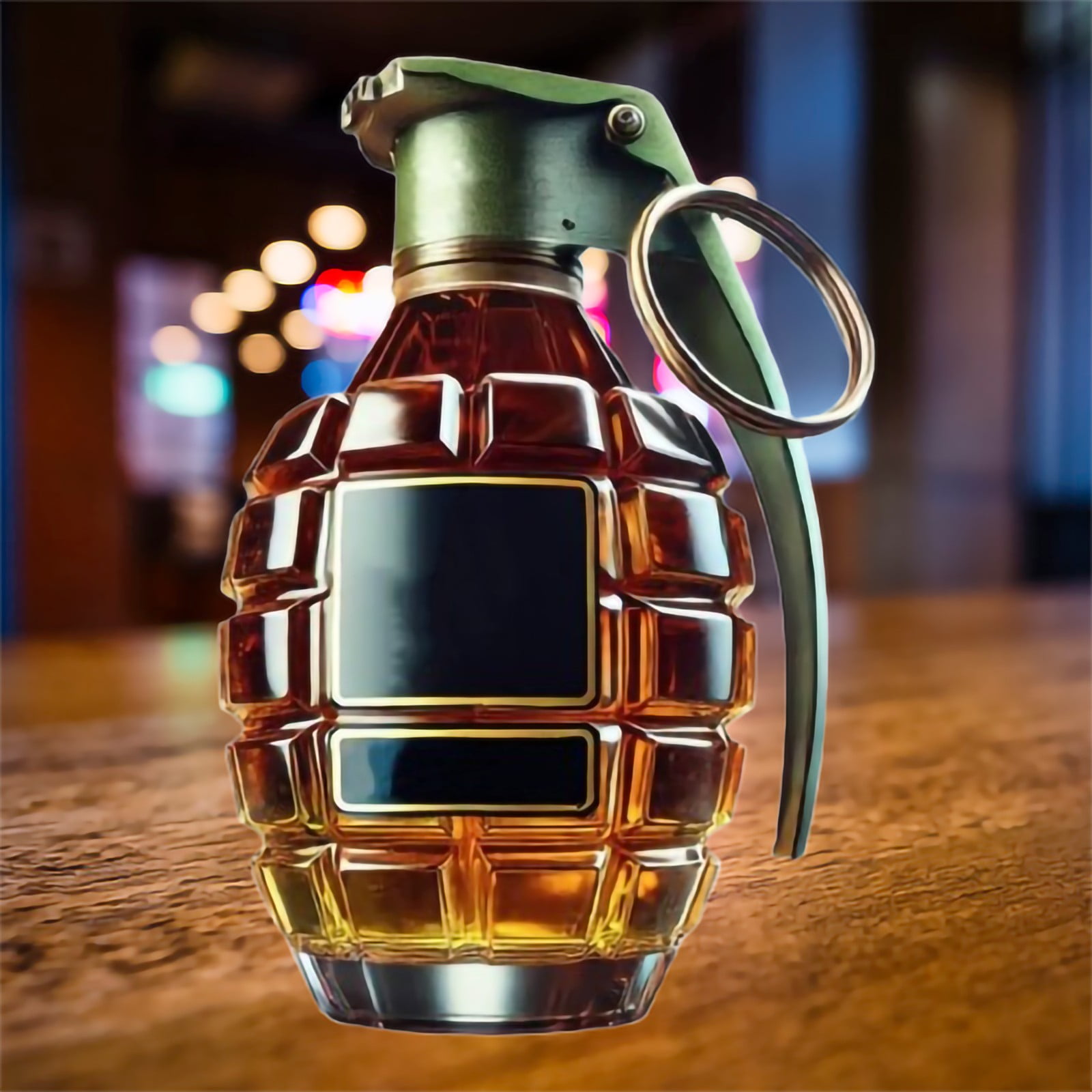 2025 Military Hand Grenade Bottle - Veteran Tribute, Collectible Glass ...