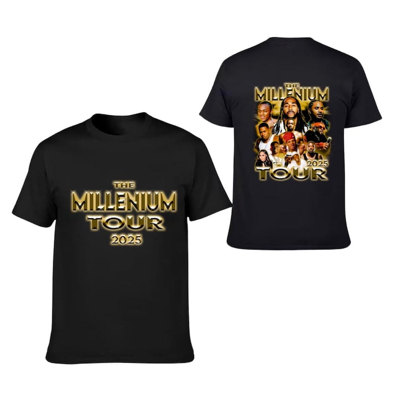 2025 Millennium Tour tshirts | millennium concert merch | Millennium ...