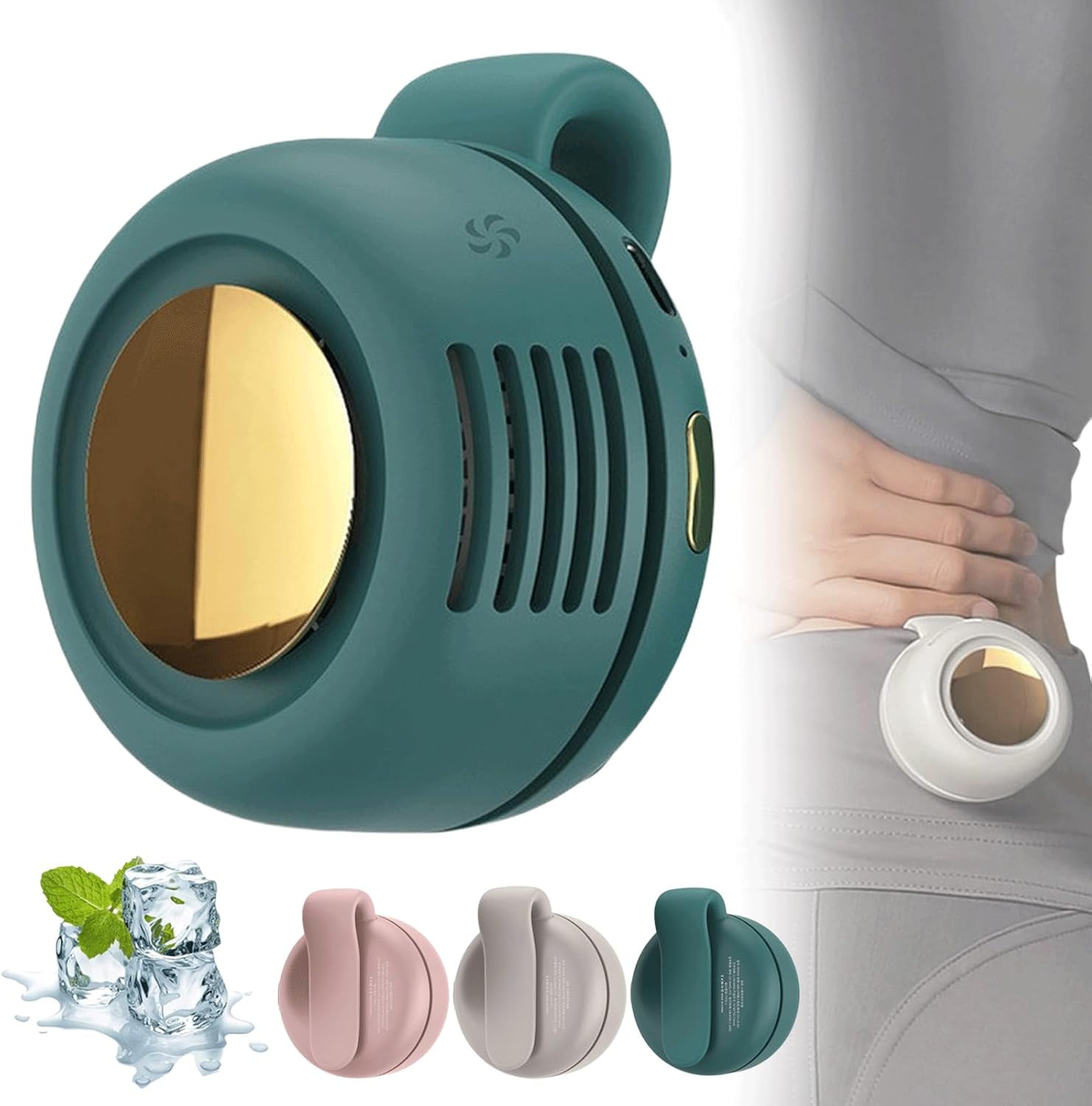 2025 Mini Bladeless Fan – Portable USB Rechargeable Personal Fan, 3 ...