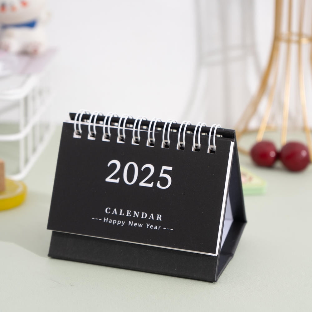 2025 Mini Calendar Creative Desktop Notebook Decoration Cute, Simple ...