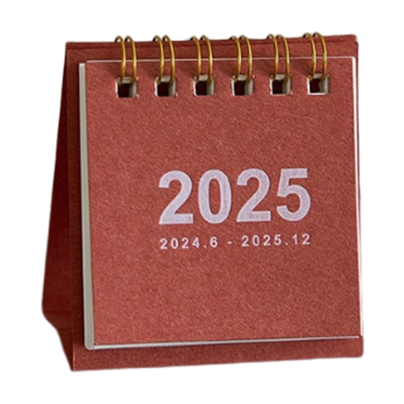 2025 Mini Calendar, Table Decoration, Practical Desk Organizer, Elegant ...