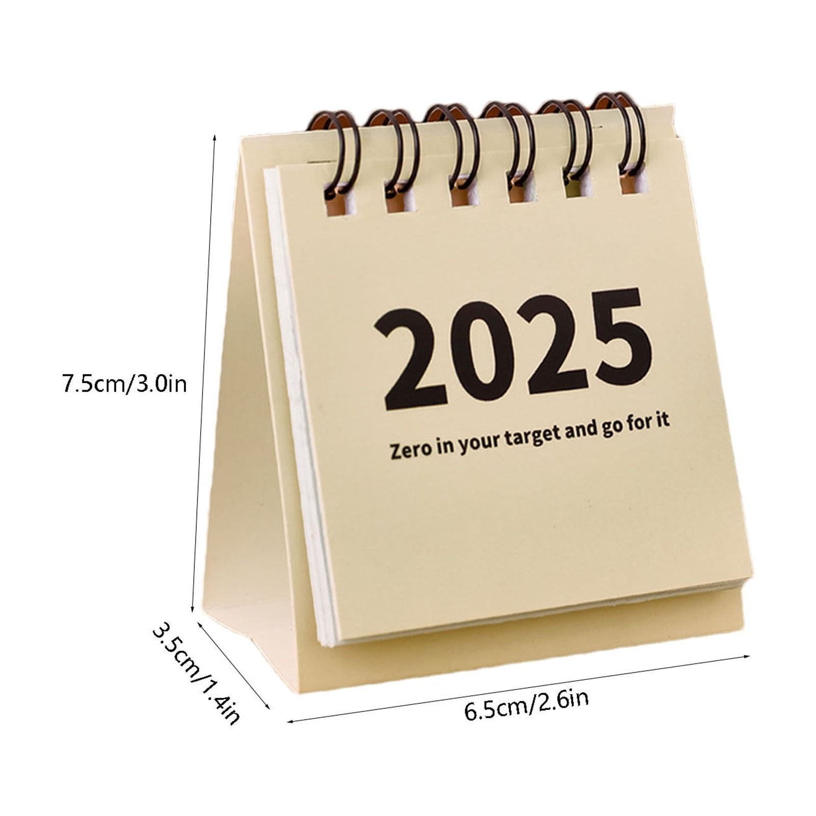 2025 Mini Desk Calendar | July 2024-December 2025 Planner | 250GSM ...