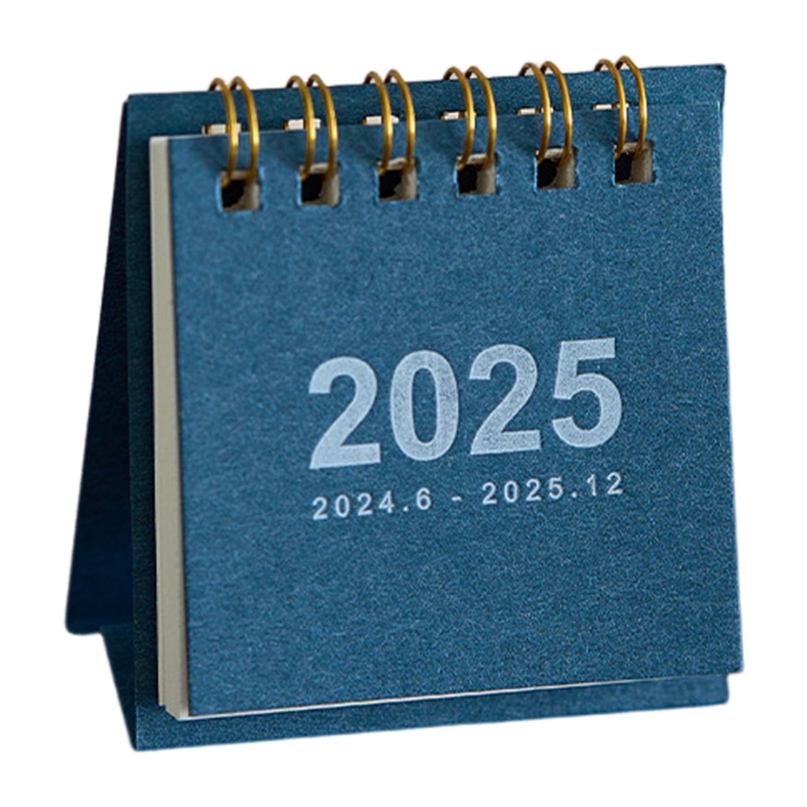 2025 Mini Desk Calendar Standing Flip Desktop Calendar Daily Scheduler ...
