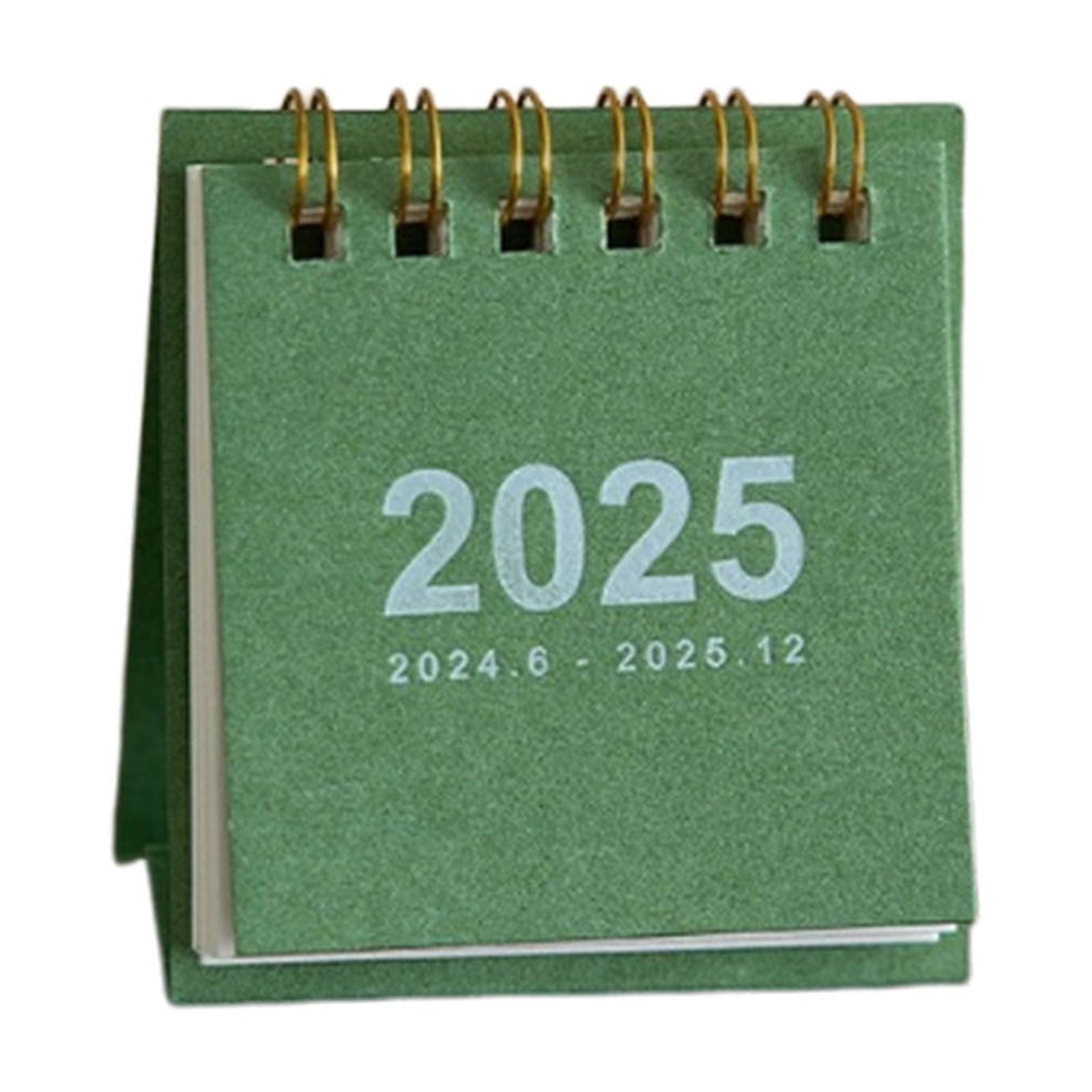 2025 Mini Desk Calendar – Tabletop Decoration, Durable Paper, Clear ...