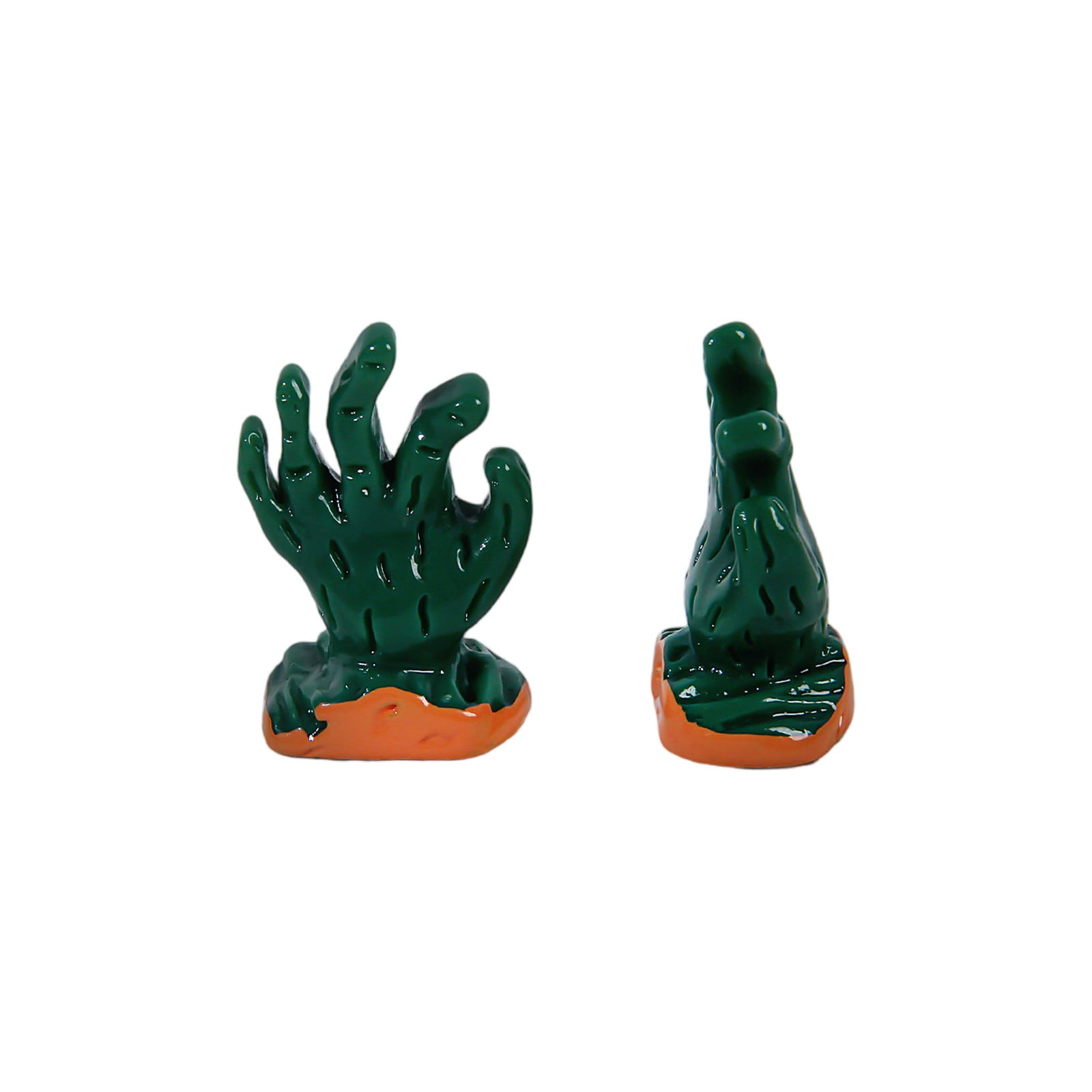 2025 Mini Halloween Resin Decor Set - Spooky Ghost,Pumpkin & Ghost Cat ...