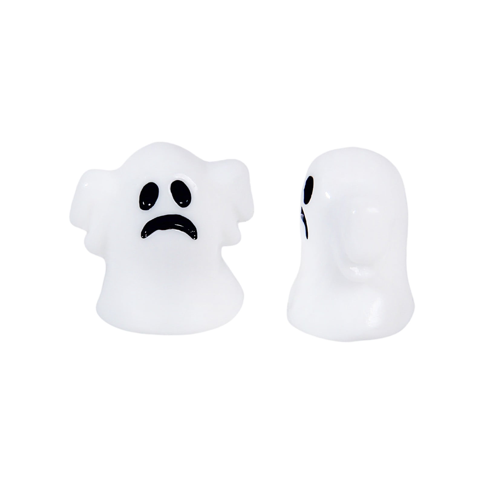 2025 Mini Halloween Resin Decor Set - Spooky Ghost,Pumpkin & Ghost Cat ...