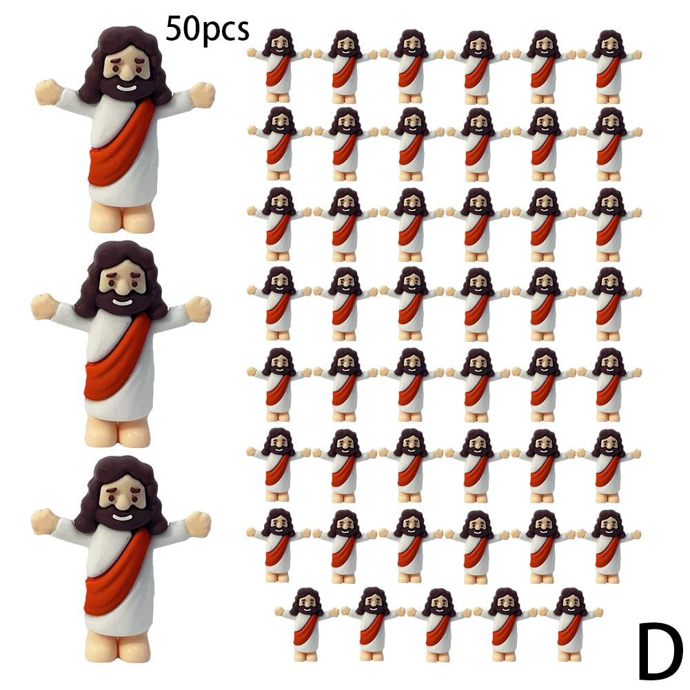 2025-$Mini Jesus Statue Easter Decoration Jesus Statue Christian ...