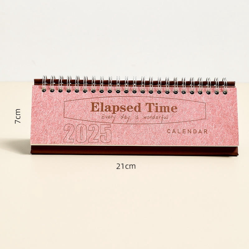2025 Mini Planning Desk Calendar Retro Color Cover Schedule Notebook ...