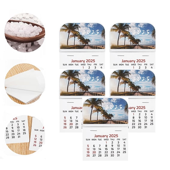 2025 Mini Stick Calendar, Small Sticky Calendar, 2025 Mini Stick on ...