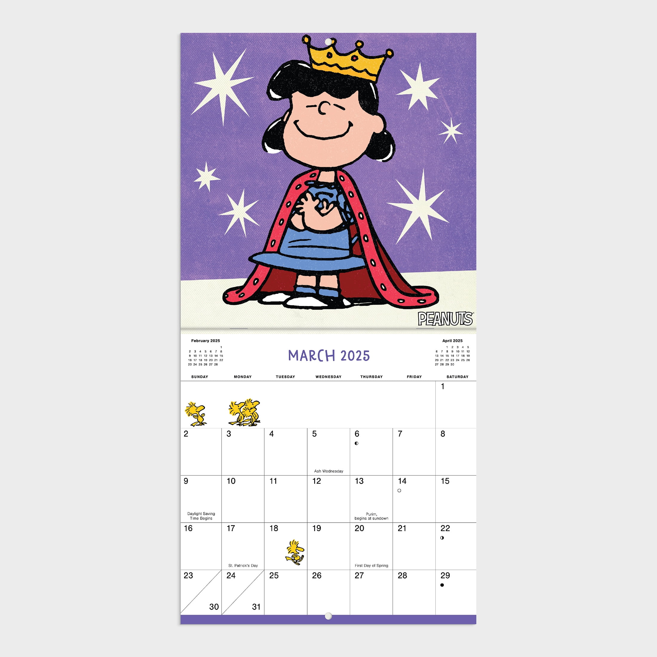 2025 Mini Wall Calendar - Peanuts - 7"x7" by Dayspring - Walmart ...