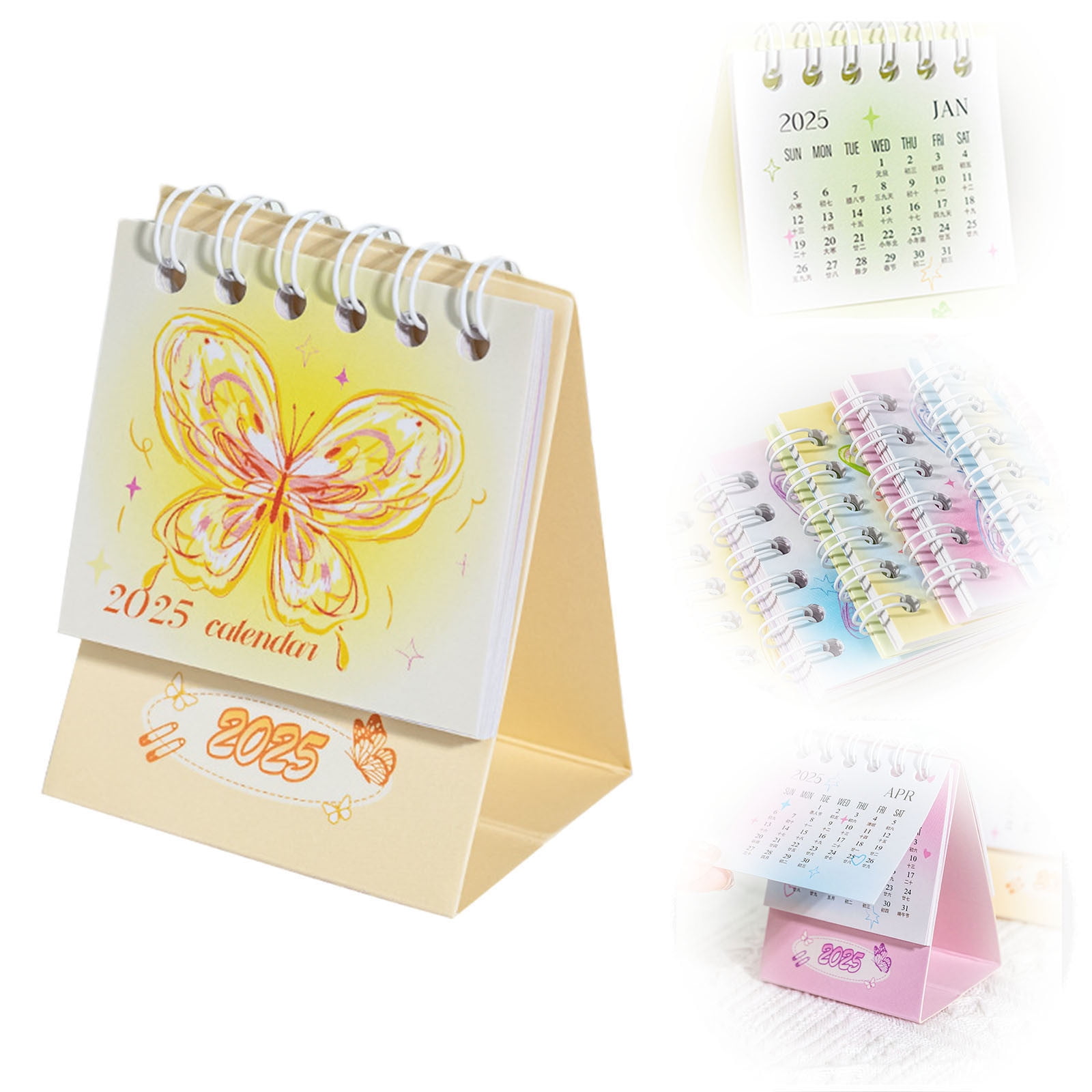 2025 Monthly Desk Calendar, Mini Size, Daily Countdown, Office Decor ...