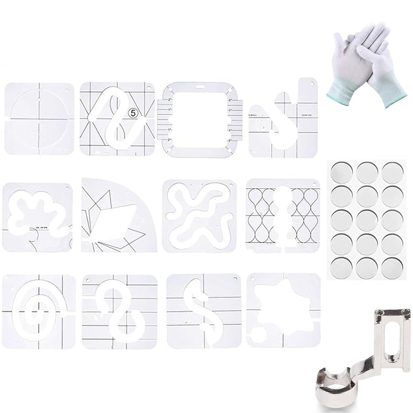 2025 Motion Garment Ruler Set (11 PCS)+ Foot Attachment, High Shank ...