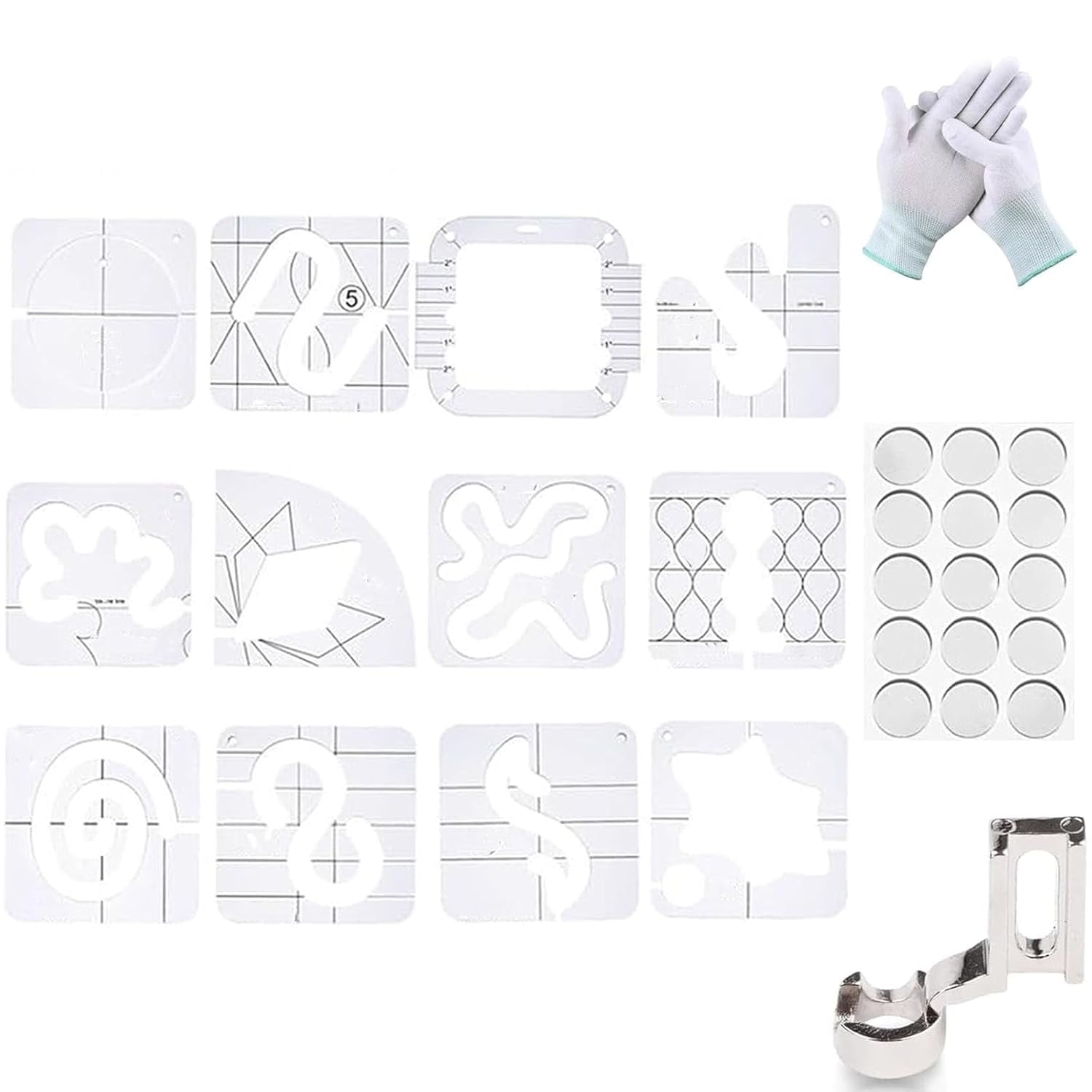 2025 Motion Garment Ruler Set (11 PCS)+ Foot Attachment, High Shank ...