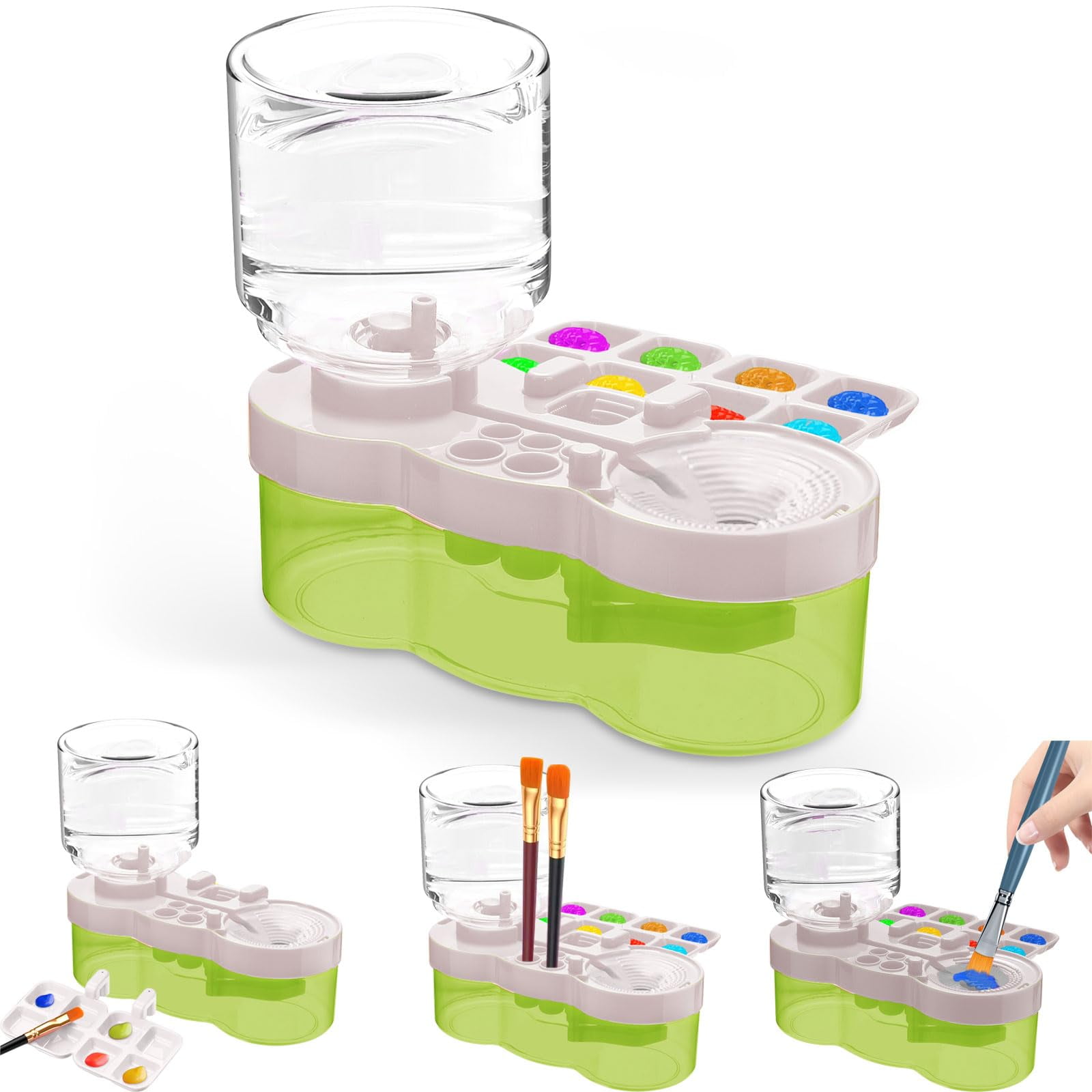 2025 Multifunctional Paint Brush Cleaner Tool,Washing My Brush,Water ...