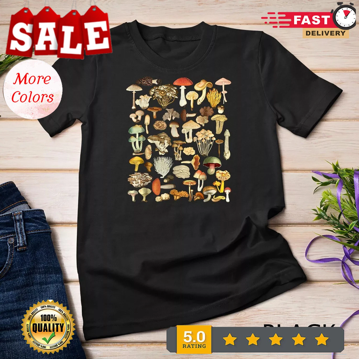 2025/Mushroom Shirt Mycology Fungi Foraging Mushroom Whisperer Unisex T-shirt - Walmart.com