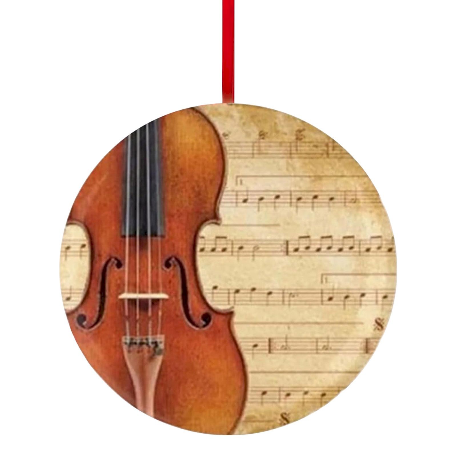 2025 Music Instrument Ornament Vintage Christmas Music Note Piano ...