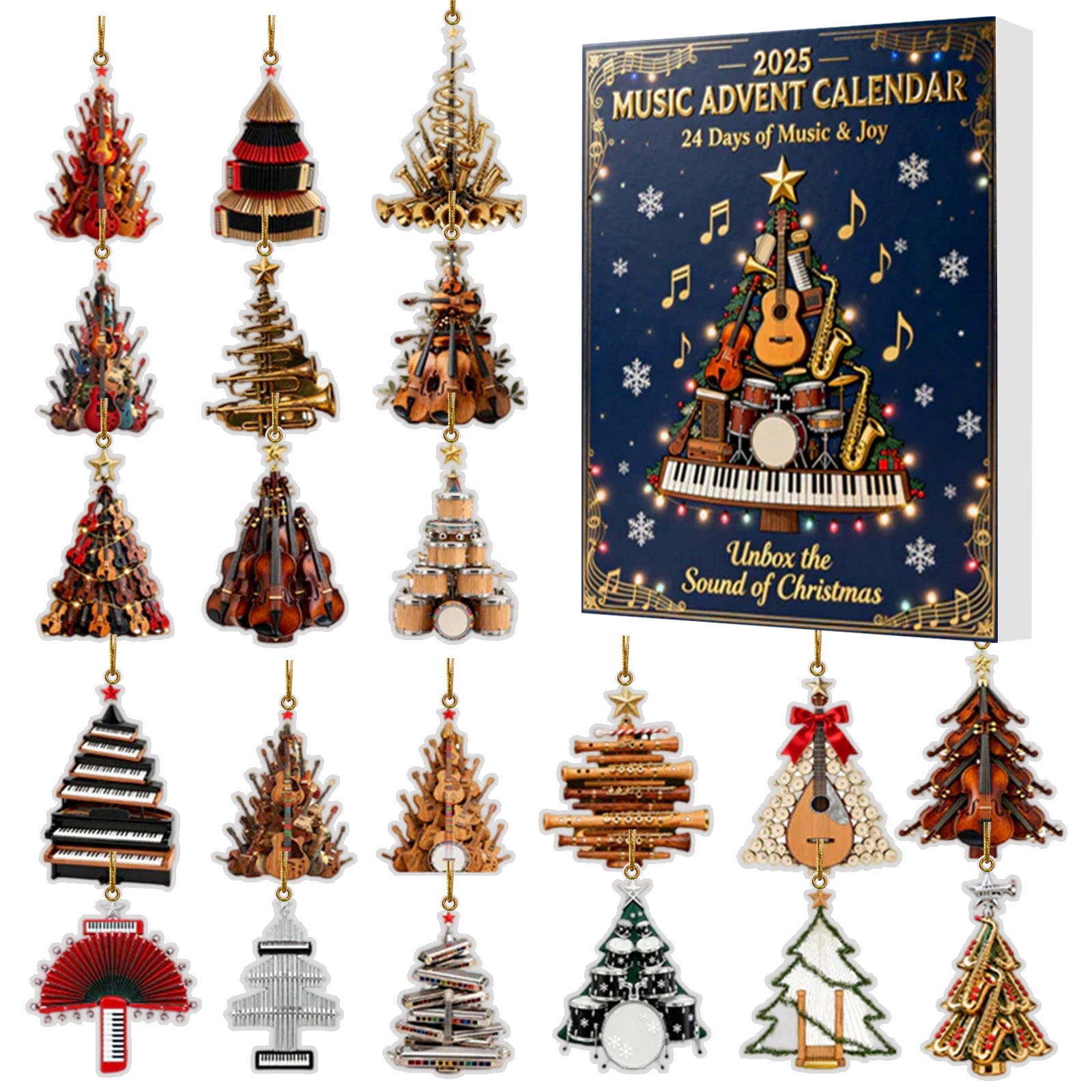 2025 Music & Joy Advent Calendar 24-Day Christmas Box — 24 Mini Music ...