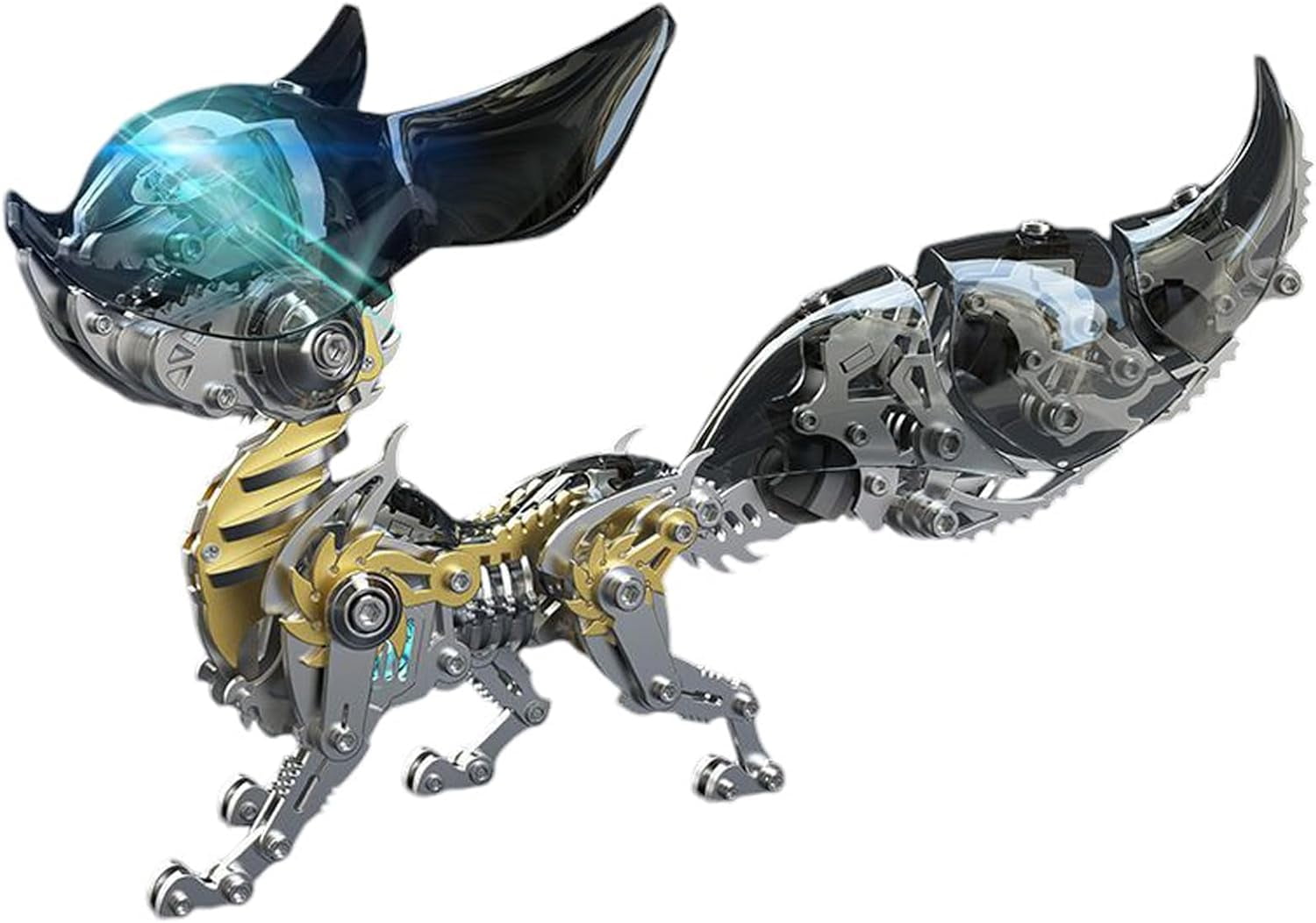 2025 NEW 3D Metal Fox Puzzles for Adults, Metal Models to Build, Steel ...
