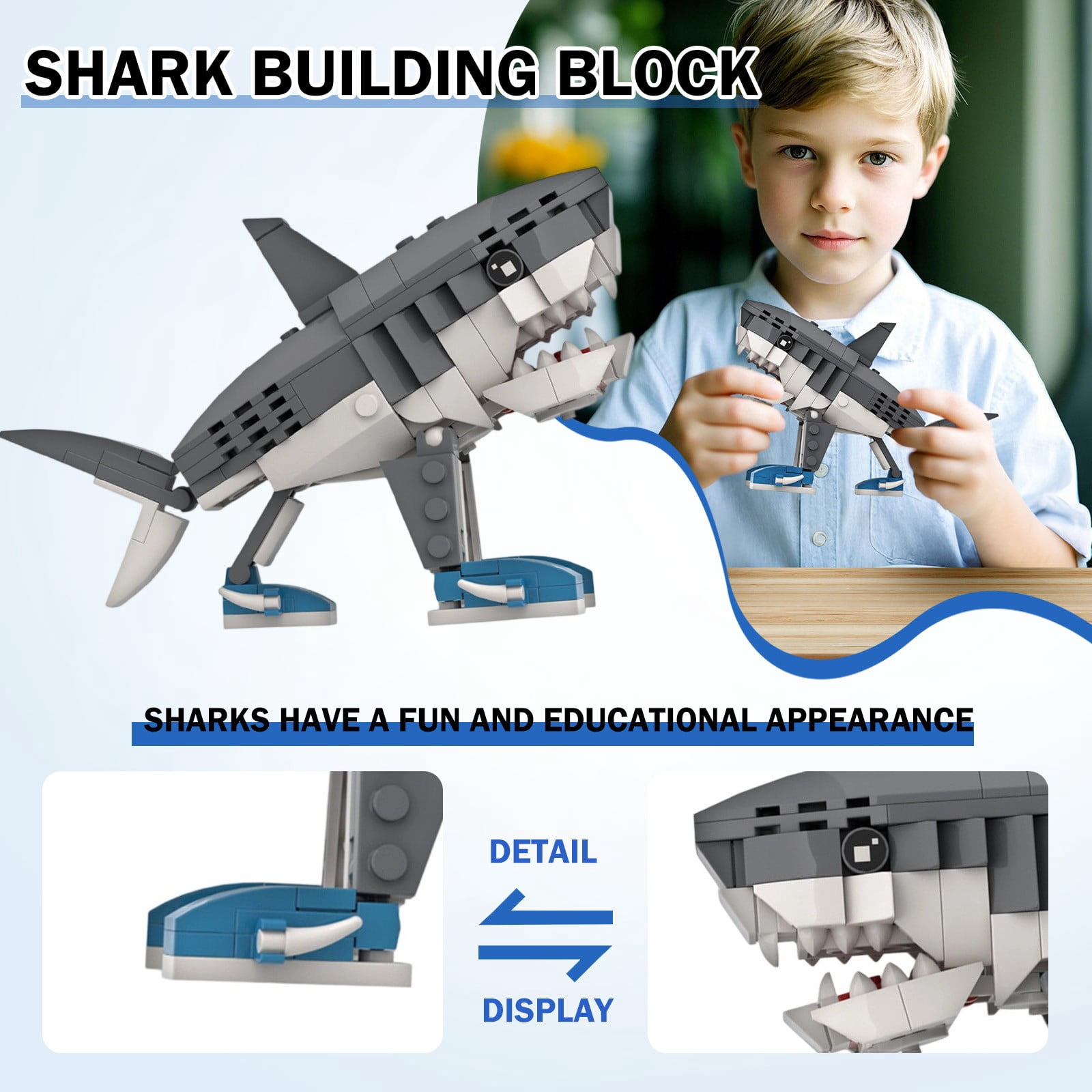 2025 NEW AI Tralalero Tralala Building Blocks Set, Italian Brainrot ...