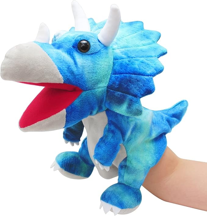 2025 NEW Adorable Dinosaur Hand Puppet Set - Plush Stuffed Animal ...