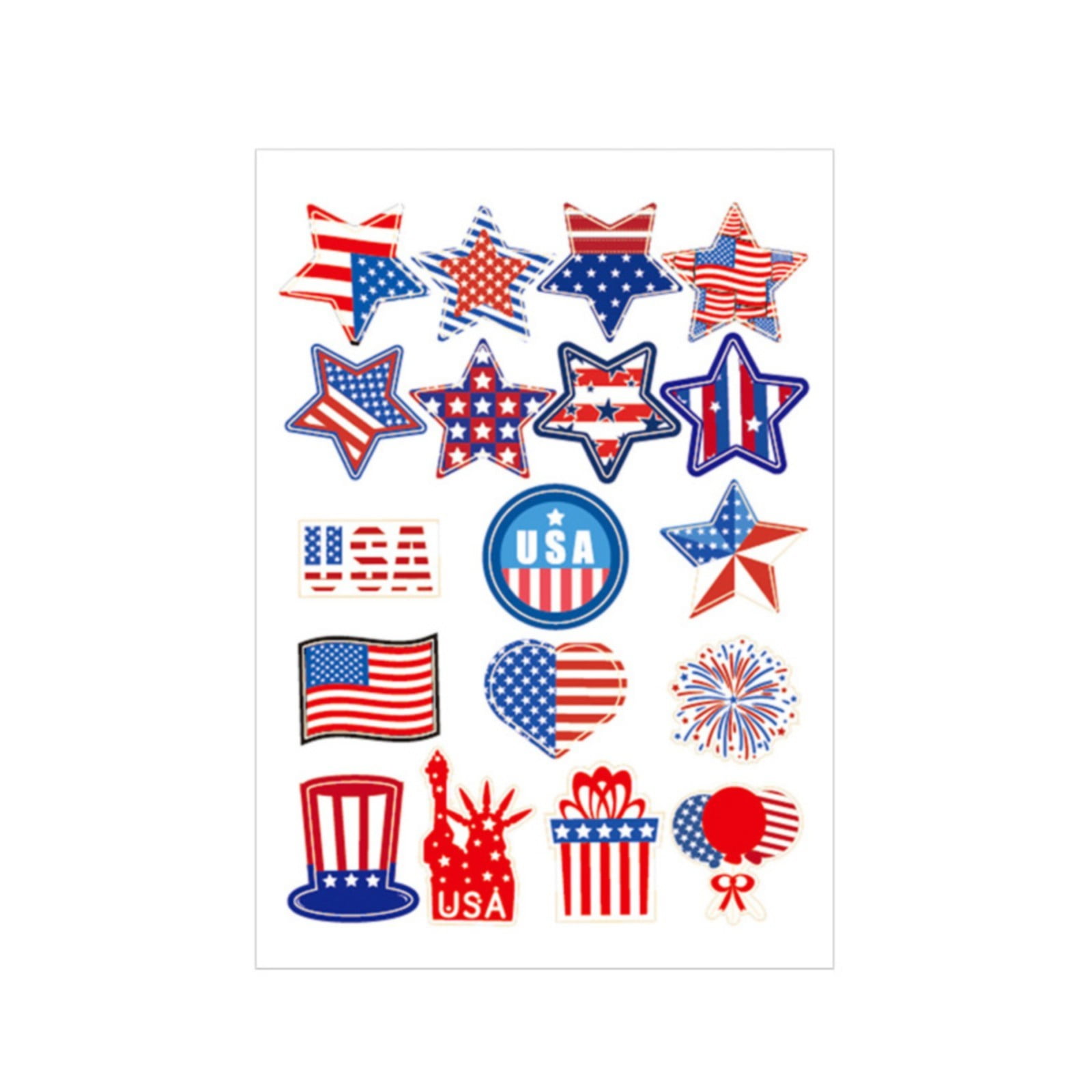 2025 NEW American Flag Stickers Patriotic Stickers 4th Of July ...