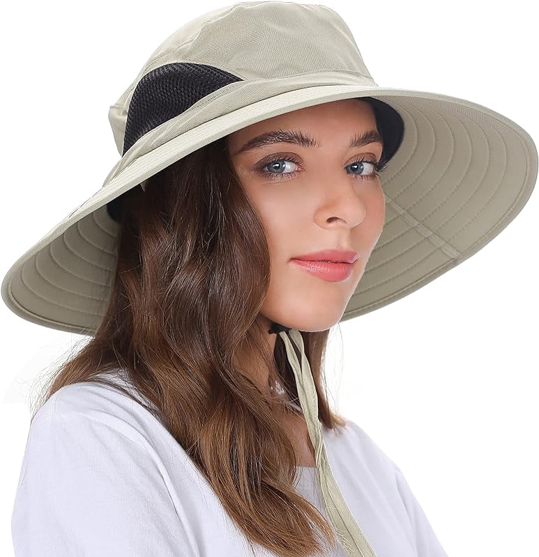 2025 NEW Hat Wide Brim Sun Hat, UPF 50+ UV Protection Waterproof ...