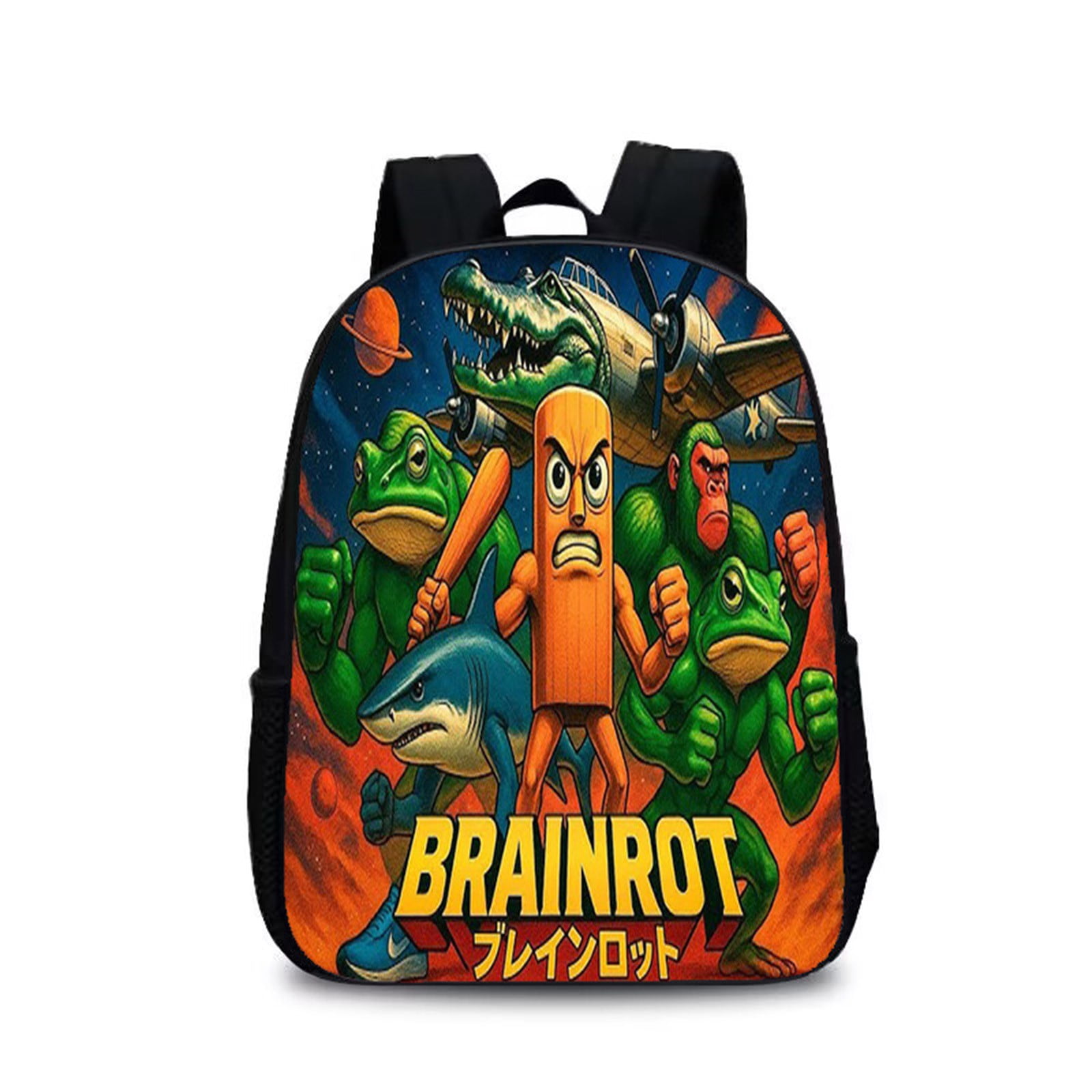 2025 NEW! Italian Brainrot School Backpack - 13.7 Inch Back to School ...