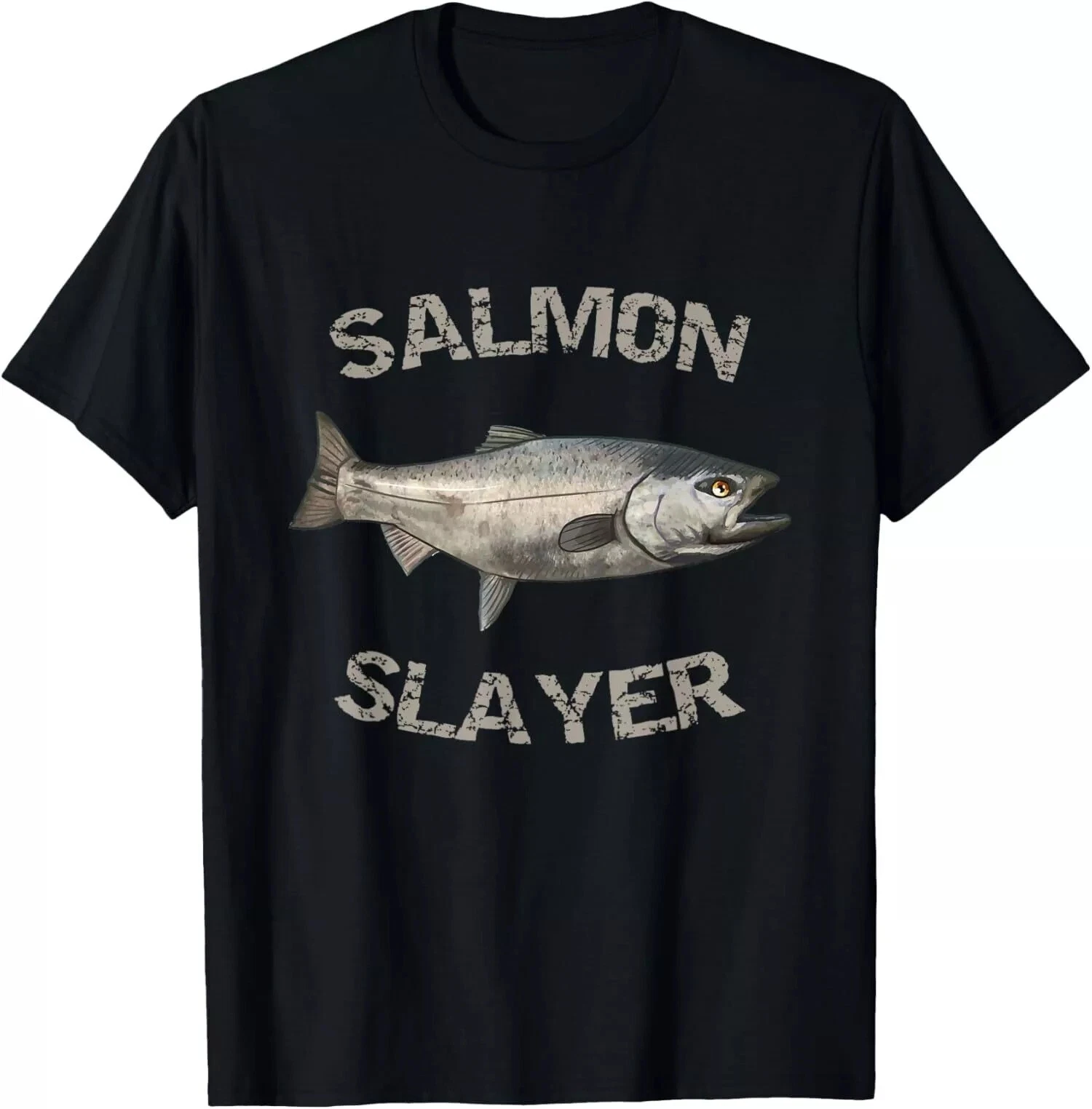 2025/NEW LIMITED Salmon Slayer Salmon Fishing T-Shirt - Walmart.com