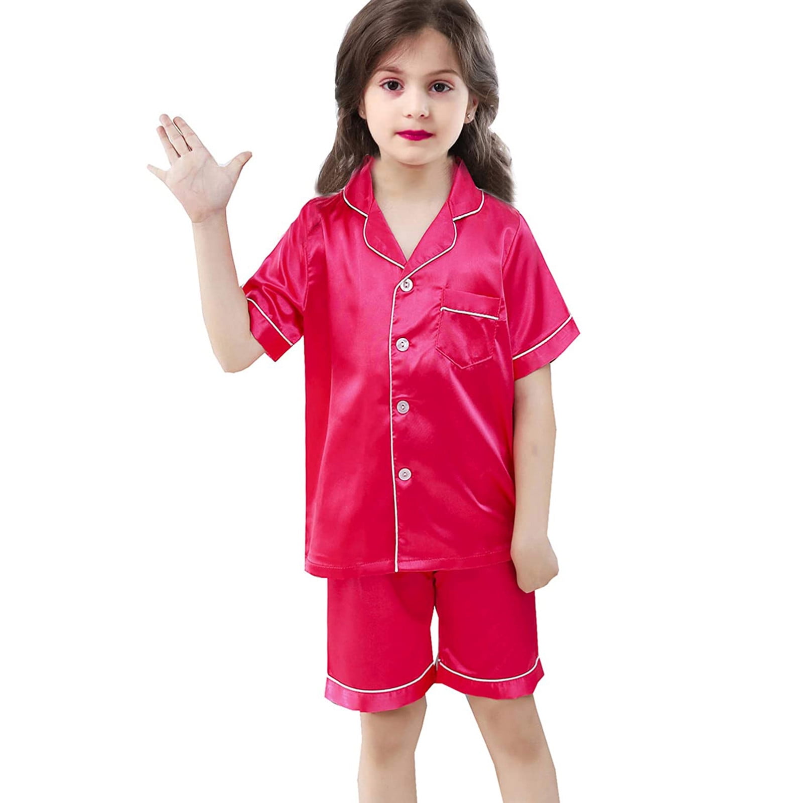 2025 NEW Little Boys Flower Robe Pajamas Set Satin SilkPajamas 3T Ki Ds ...