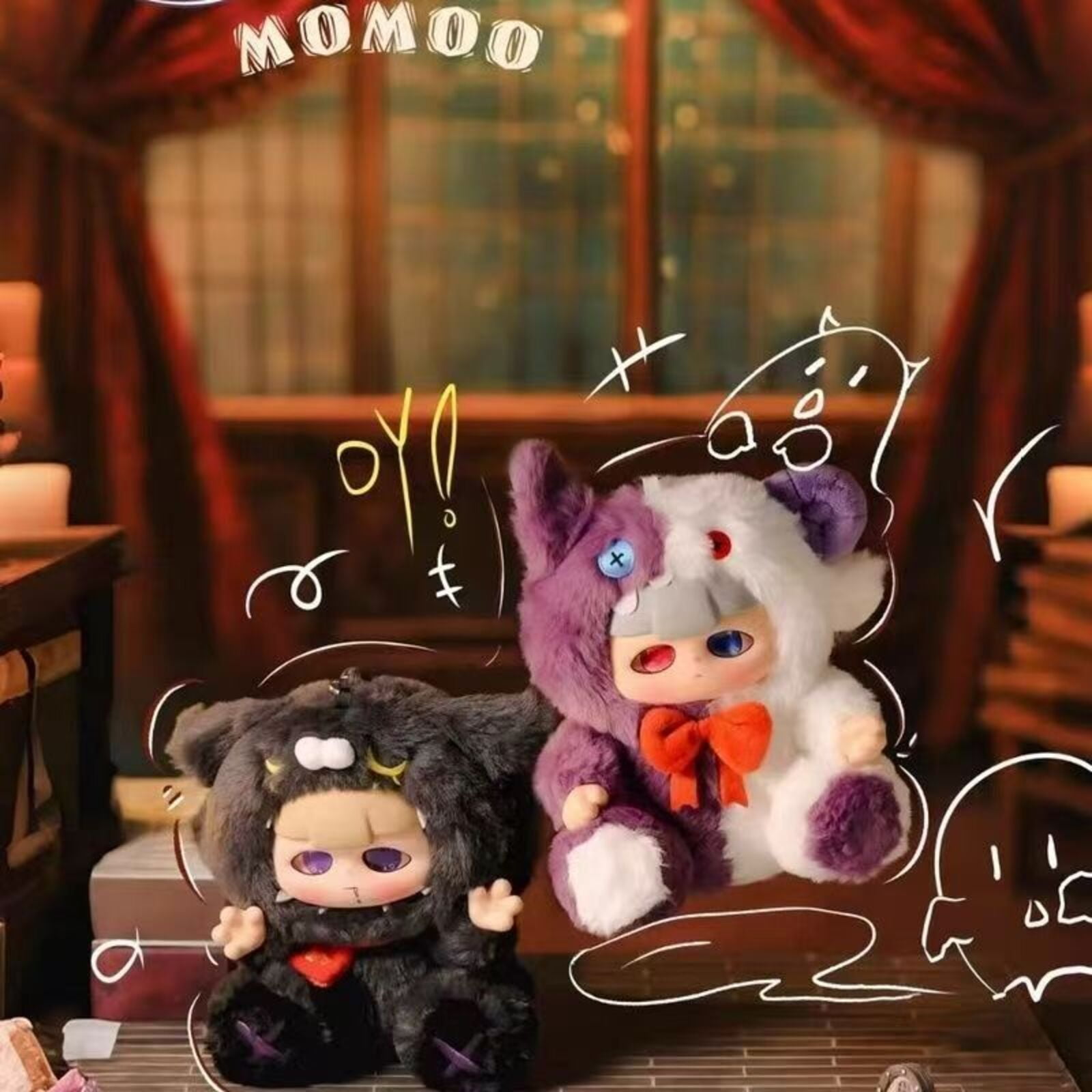 2025 NEW Momoo Blind Box-Lonely Night Fantasy Beast Series,.Kawaii ...