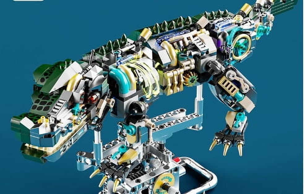 2025 NEW Steampunk Shark Building Kit - Mechanical 3D Model with LED ...