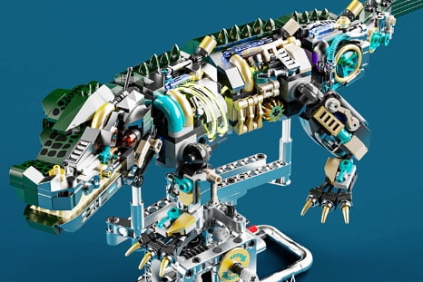 2025 NEW Steampunk Shark Model Kit – DIY Mechanical 3D Shark with LED ...