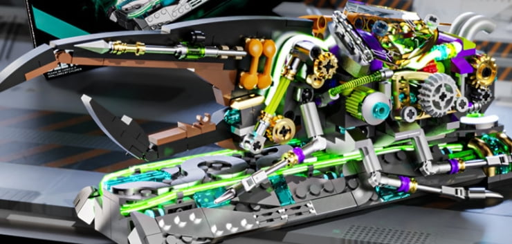 2025 NEW Steampunk Shark Model Kit – DIY Mechanical 3D Shark with LED ...